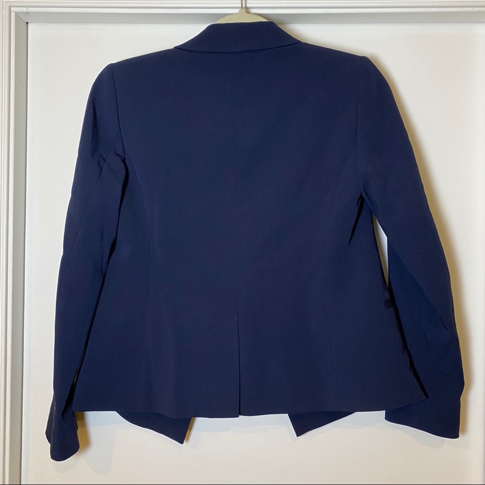 Loft Womens Navy Blazer With Buttons - Gem